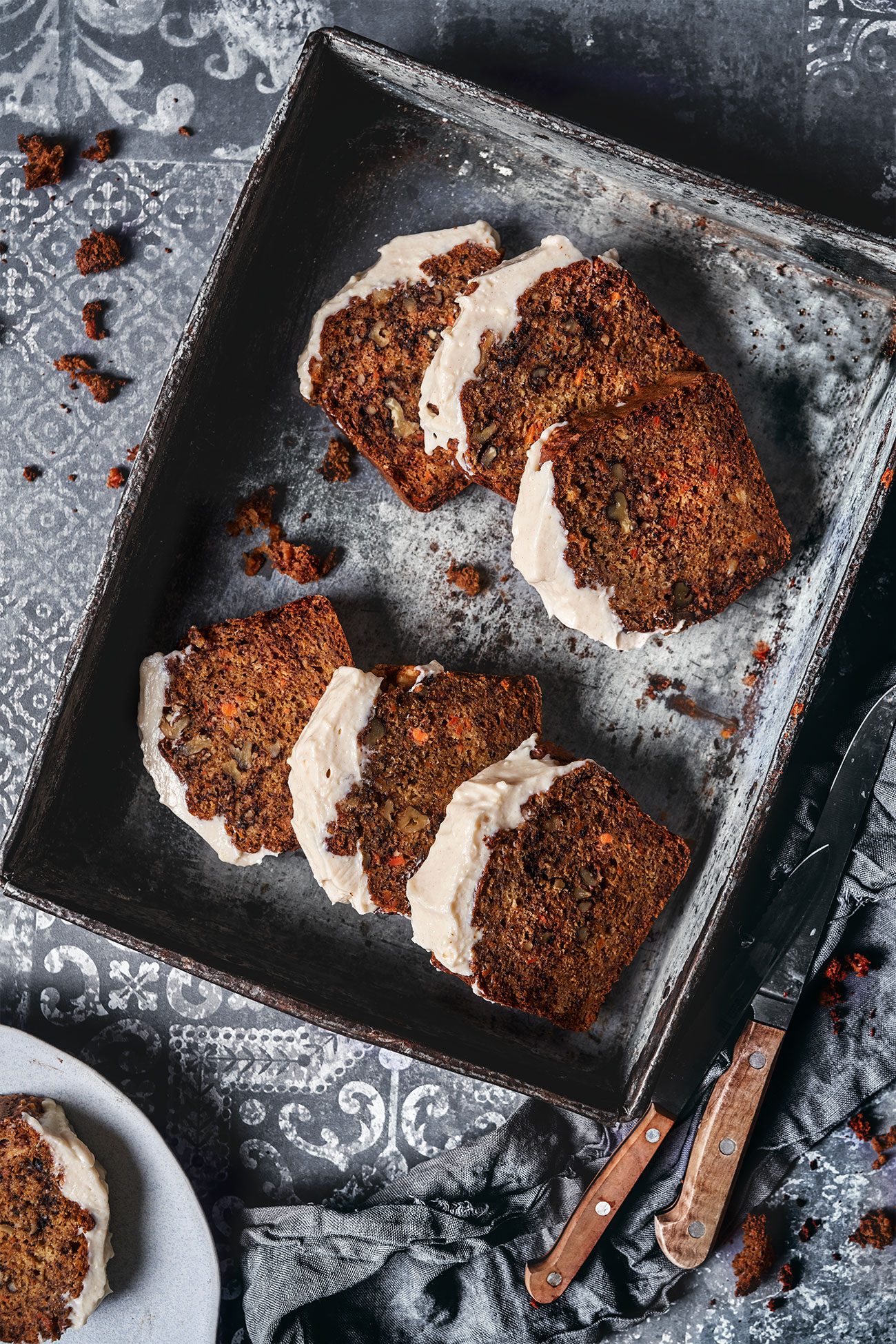 Bananen-Karottenbrot mit Frischkäse-Frosting - Patrick Rosenthal