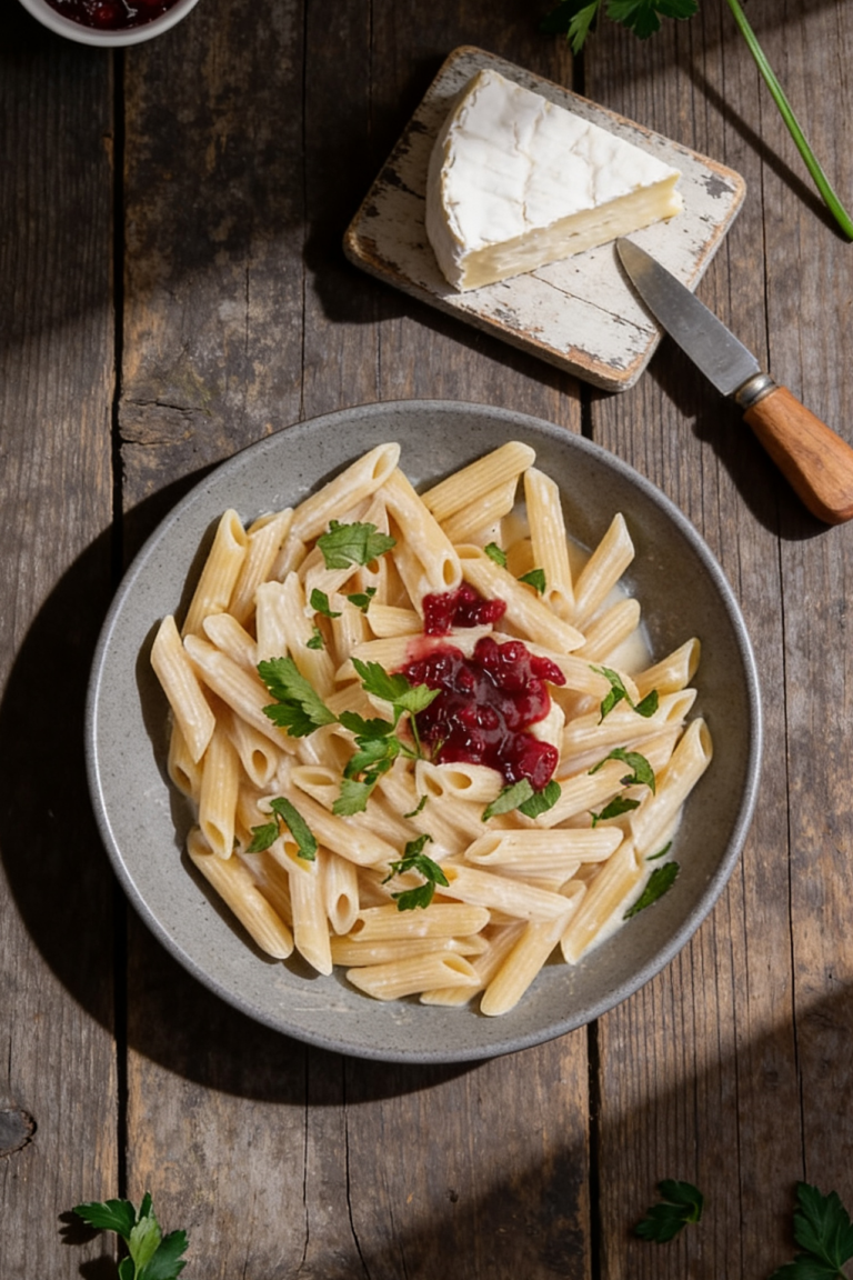 Brie-Pasta mit Preiselbeeren - Patrick Rosenthal